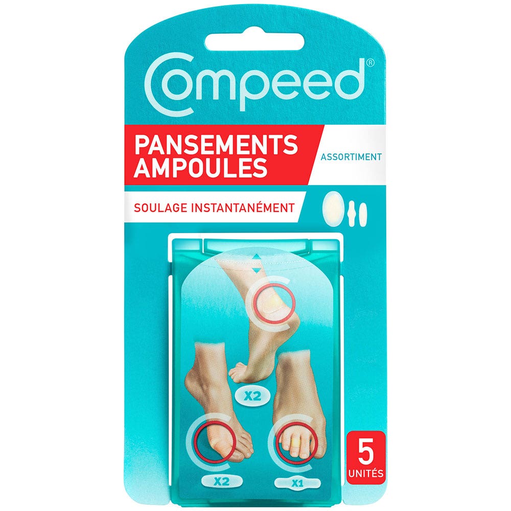 Compeed Pansements Ampoules Moyen Format x10 - Easypara
