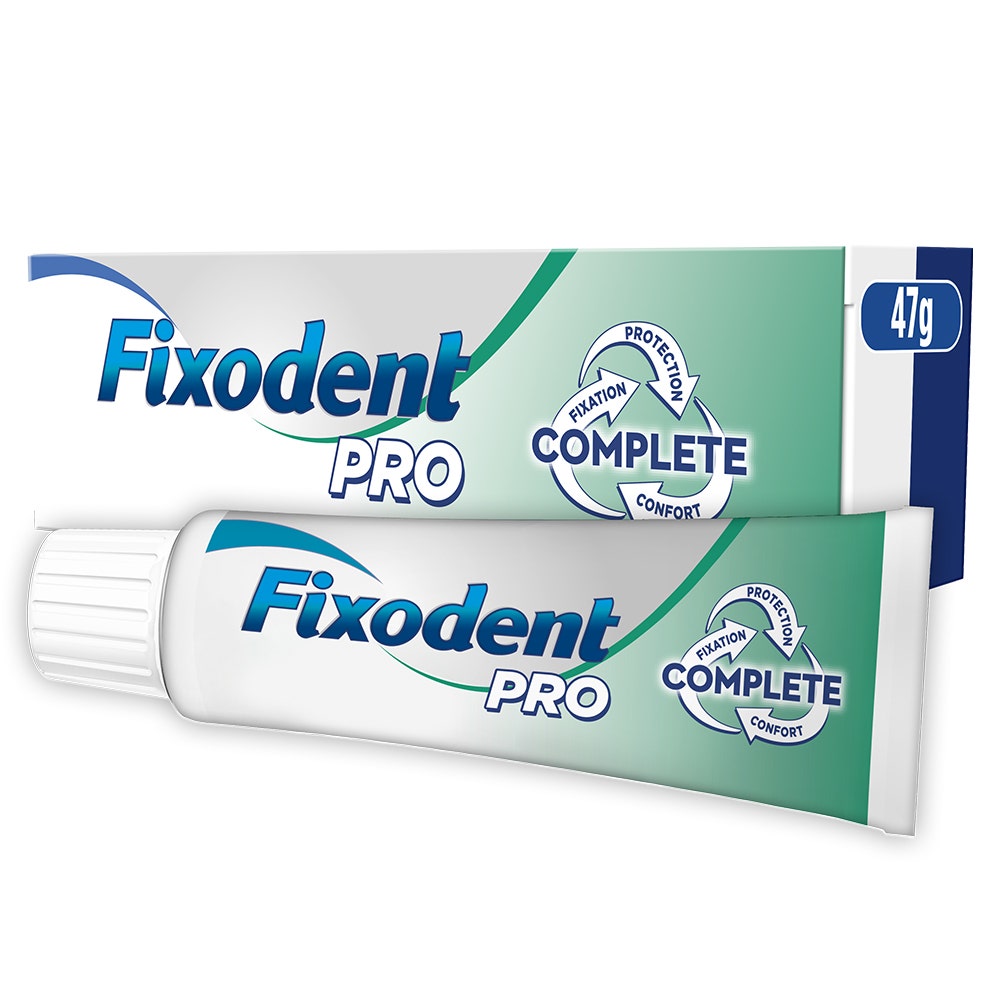 Fixodent Pro Crème Adhésive Complète Pour Prothèses Dentaires Soin ...