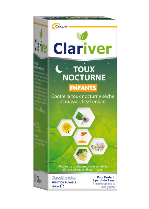 Clariver Toux Nocturne Enfants 150ml - Easypara