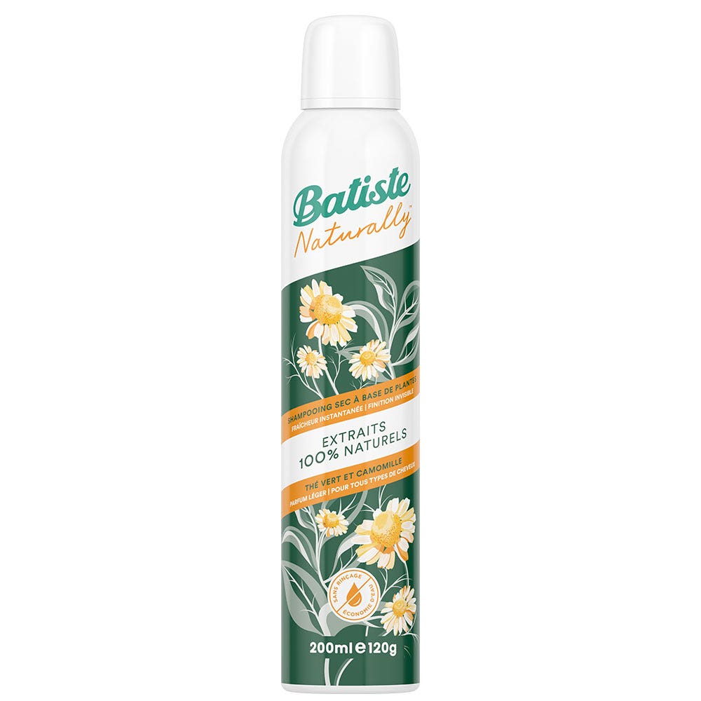 Batiste Shampooing sec naturally 200ml - Easypara