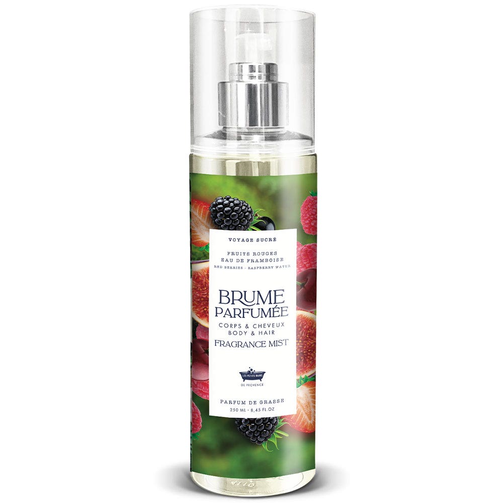 Les petits bains de provence Brume Fruits Rouges Eau de Framboise 250ml ...
