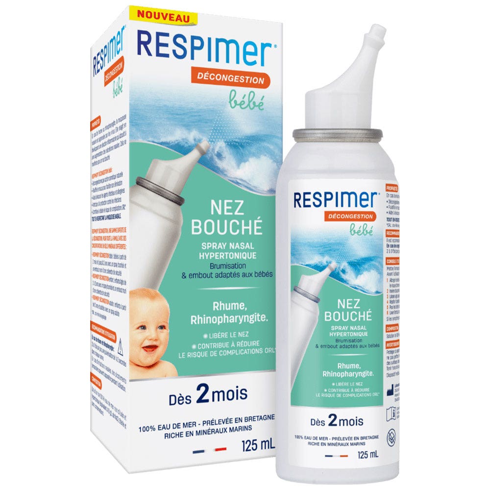Respimer Spray nasal hypertonique Bébé 125ml - Easypara