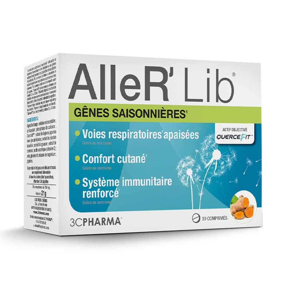 AlleR'Lib Comprimés x 30 - 3C Pharma - Easypara