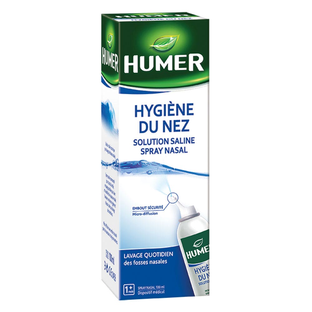Humer Spray Nasal quotidien solution saline 100ml - Easypara