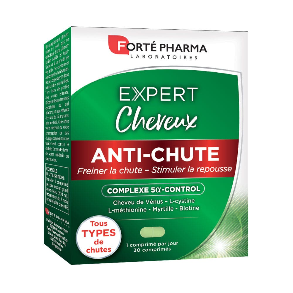 Forté Pharma Expert Anti-chute 30 Comprimes - Easypara