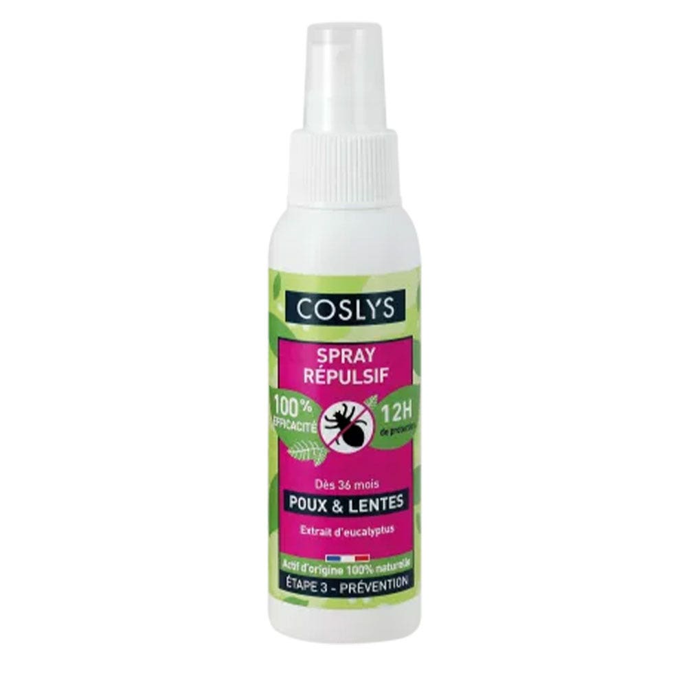Coslys Spray Repulsif Poux & Lentes Bio Poux et Lentes Dès 36 Mois ...