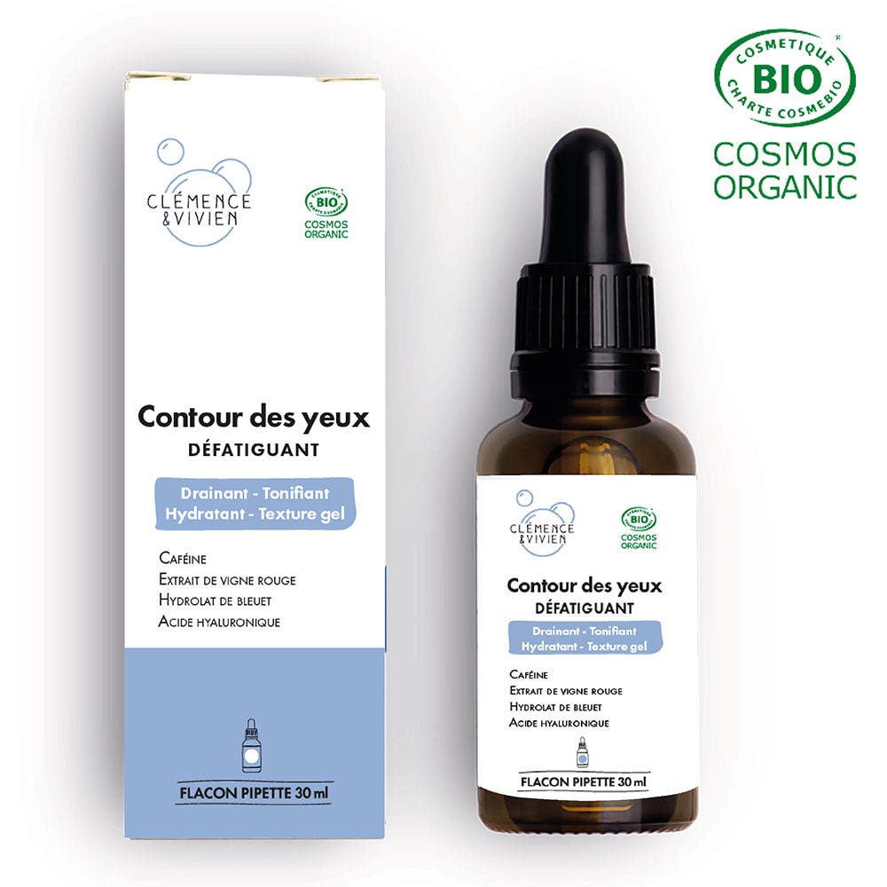Clemence&Vivien Contour des Yeux Défatiguant Bio Texture Gel 30ml ...