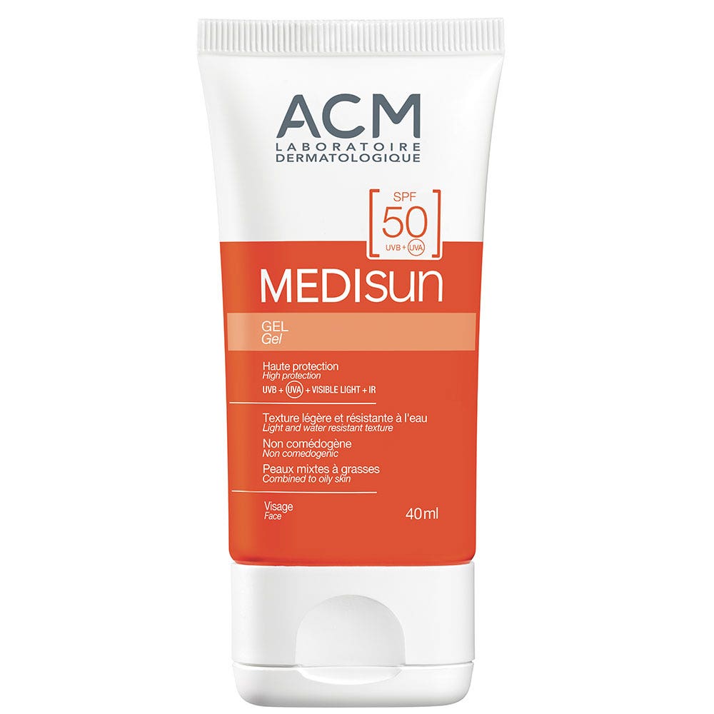 Acm Medisun+ Gel SPF 50 Invisible 40ml - Easypara