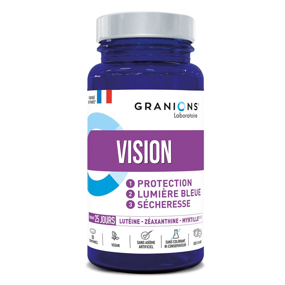 Granions Granions vision pilulier 50 comprimés - Easypara