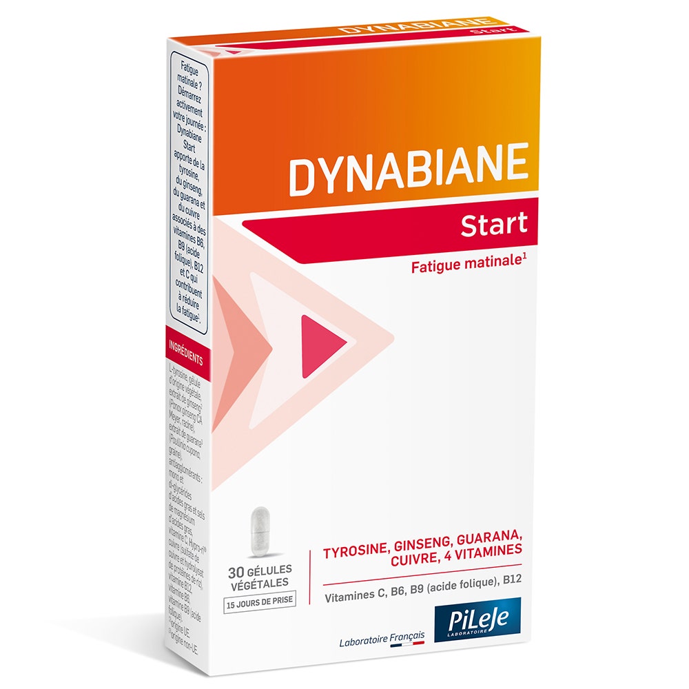 Pileje Dynabiane Start Fatigue matinale x 30 gélules - Easypara
