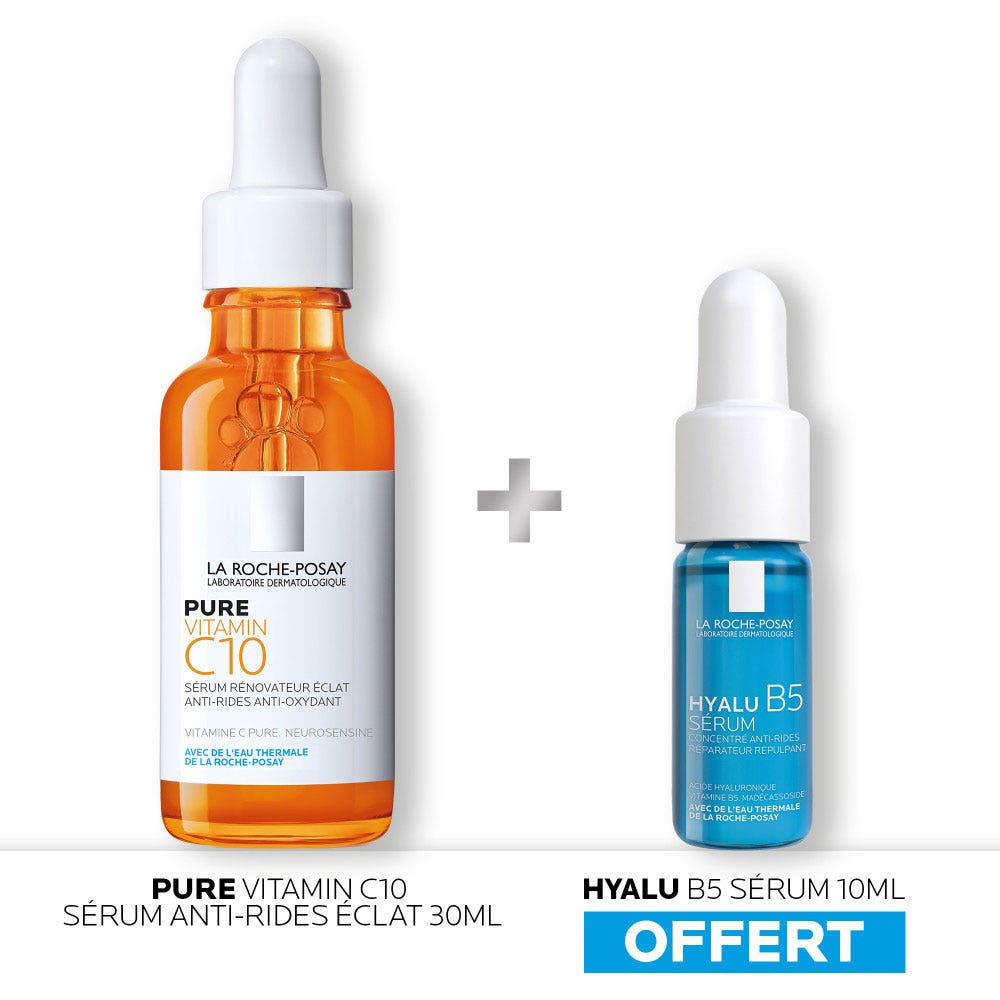 La Roche-Posay Pure Vitamin C12 Duo Anti-Rides Anti-Oxydant et Éclat ...