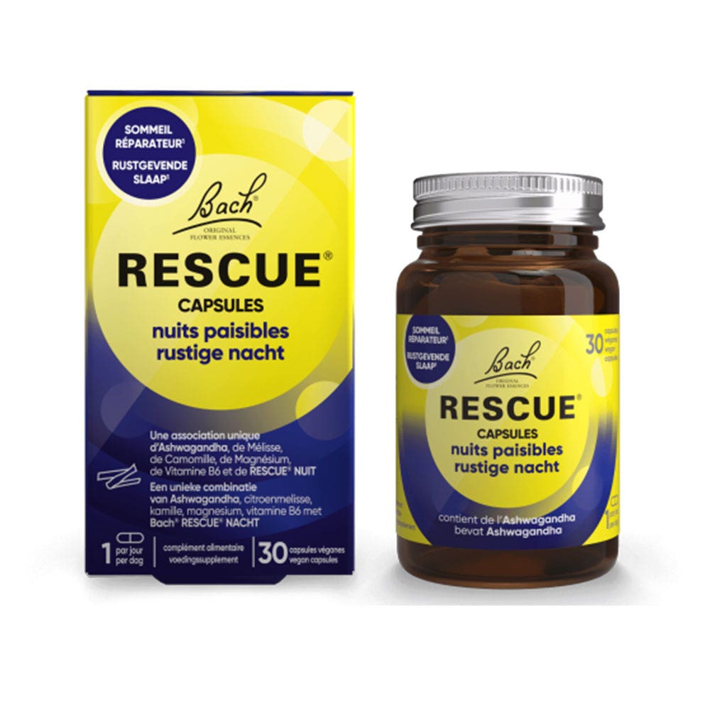 Rescue Capsules Nuits Paisibles Dès 12 Ans x30 - Easypara