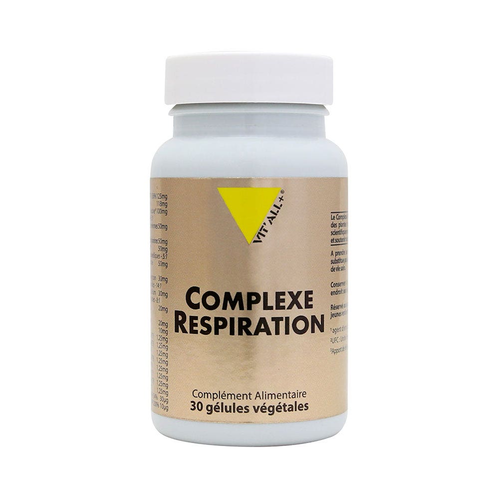 Vit'All+ Complexe Respiration 30 Gélules Végétales - Easypara