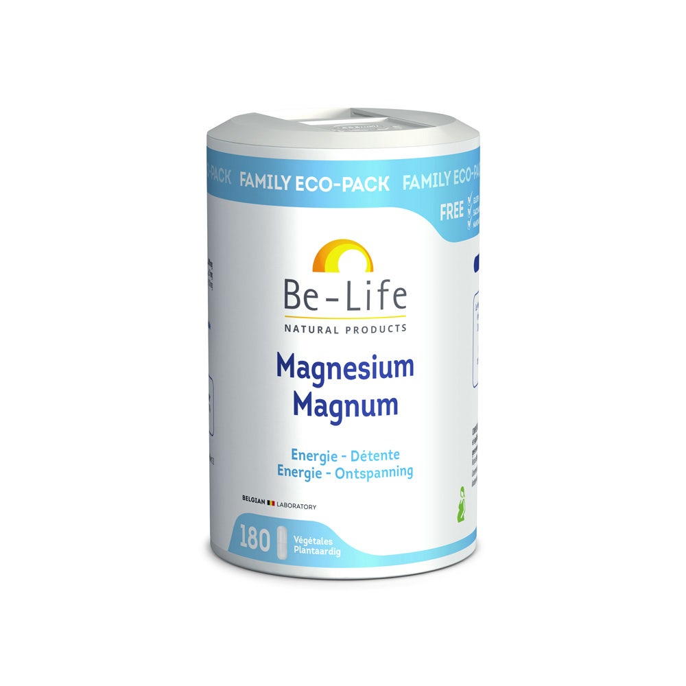 Be-Life Magnesium Magnum 180 Gelules - Easypara