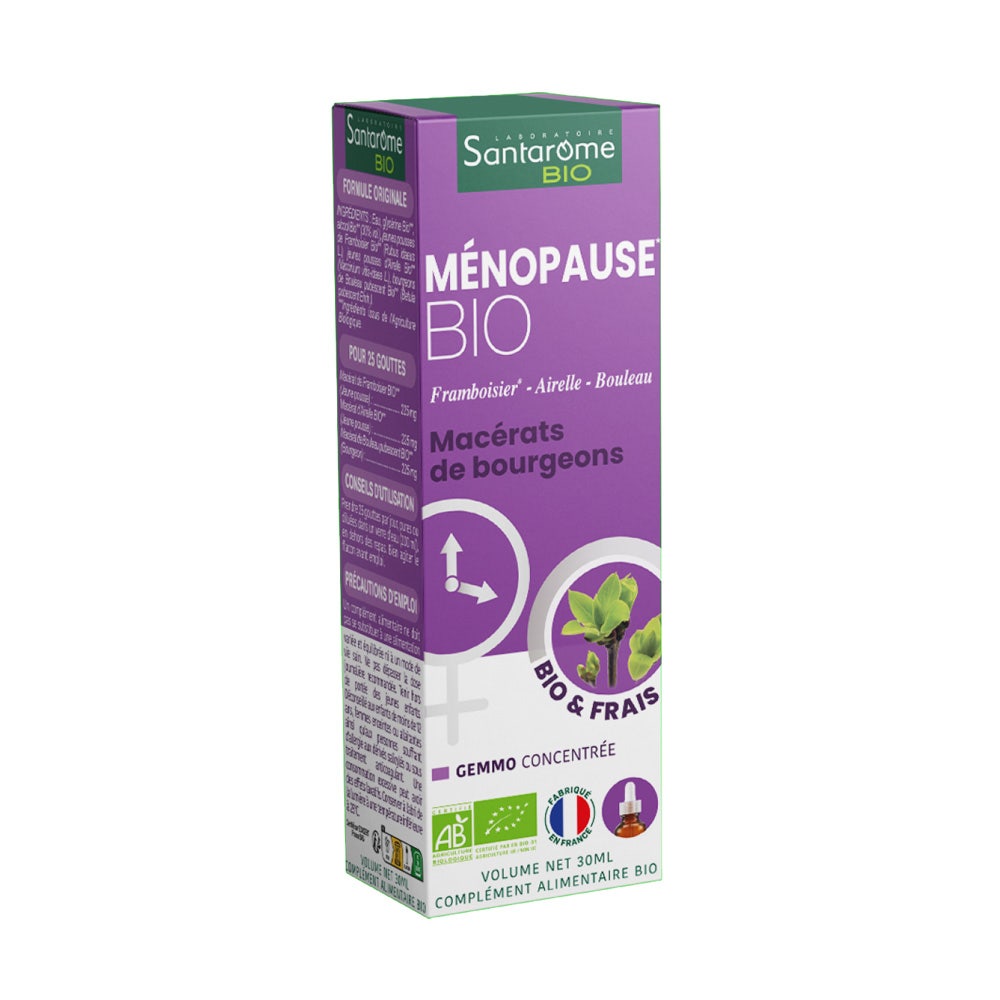 Santarome Gemmo Tri Complexe de Bourgeons Ménopause Gémmothérapie 30ml - Easypara