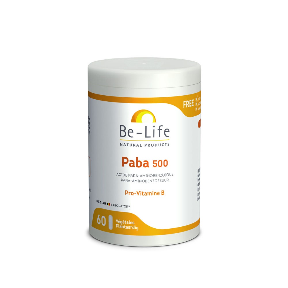 Be-Life Paba 500 60 Gelules - Easypara