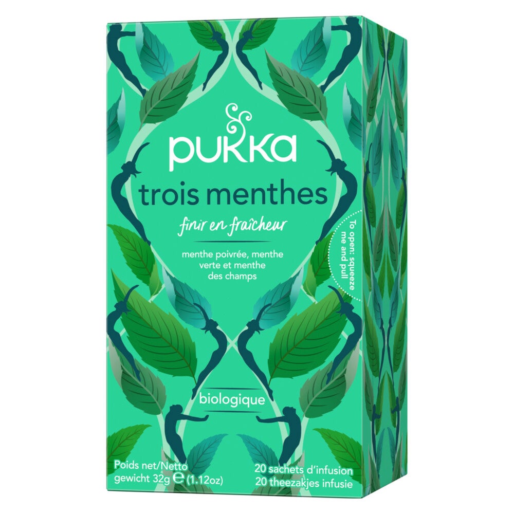 Pukka Infusion Digestion - Trois menthes x 20 sachets - Easypara
