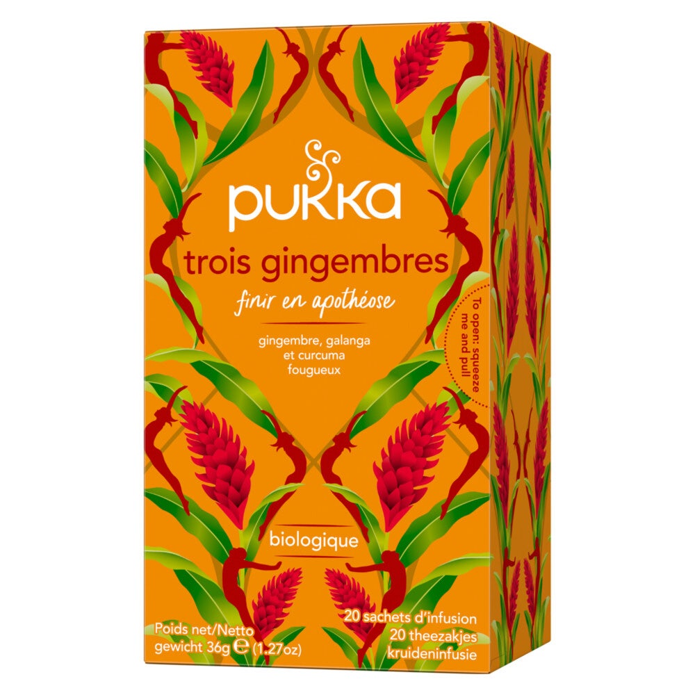 Pukka Infusion Bio 3 Gingembres 20 sachets - Easypara