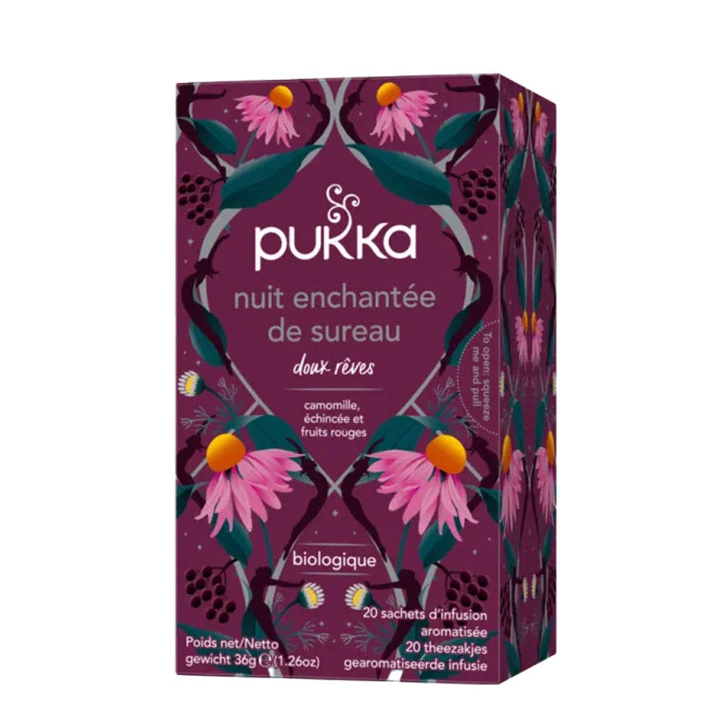 Pukka Infusion Nuit enchantée de sureau 20 sachets - Easypara