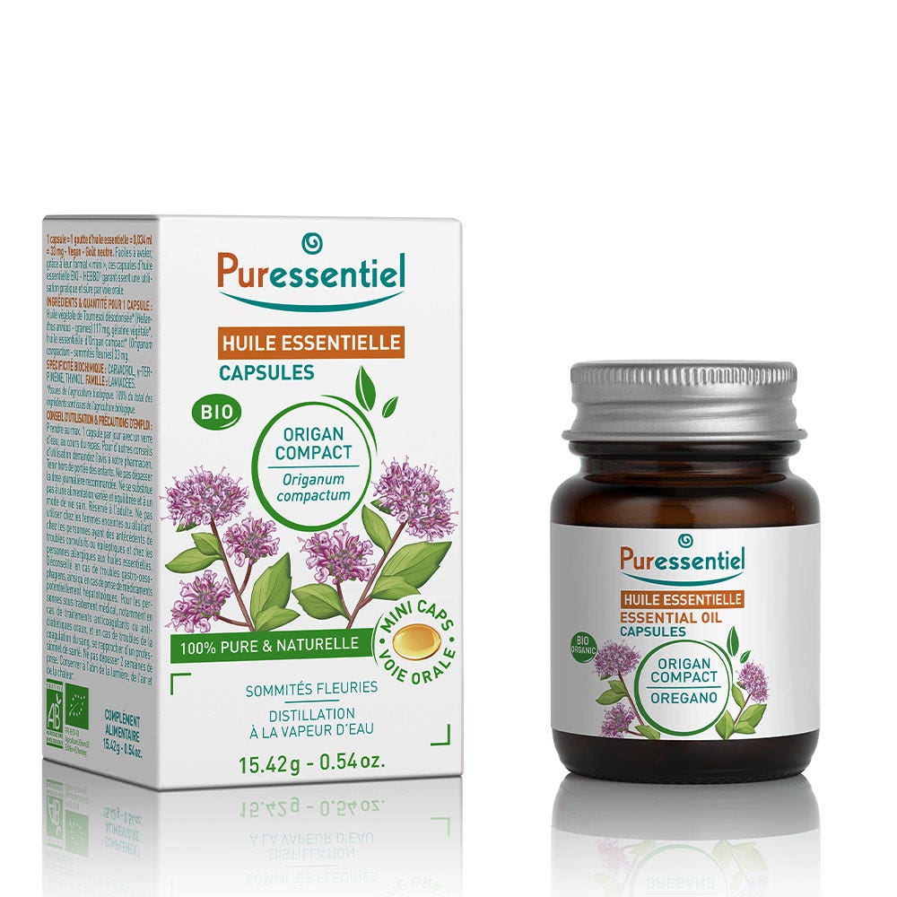 Puressentiel Huiles Essentielles Origan Bio 60 Capsules - Easypara