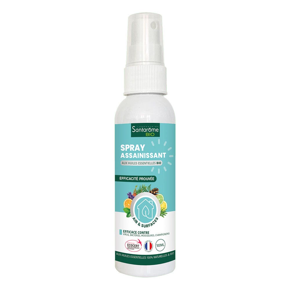 Santarome Spray Assainissant Air et Sources 100ml - Easypara