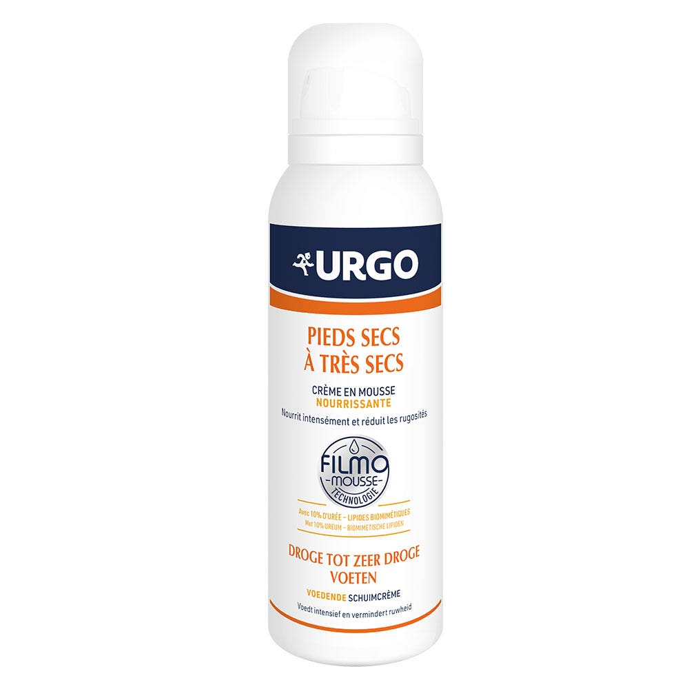 Urgo Crème en Mousse Nourrissante Pieds Très Secs 125ml - Easypara
