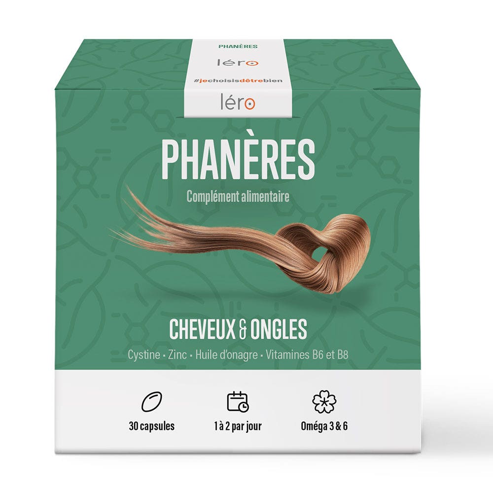 Lero Phaneres Cheveux Et Ongles 30 capsules - Easypara