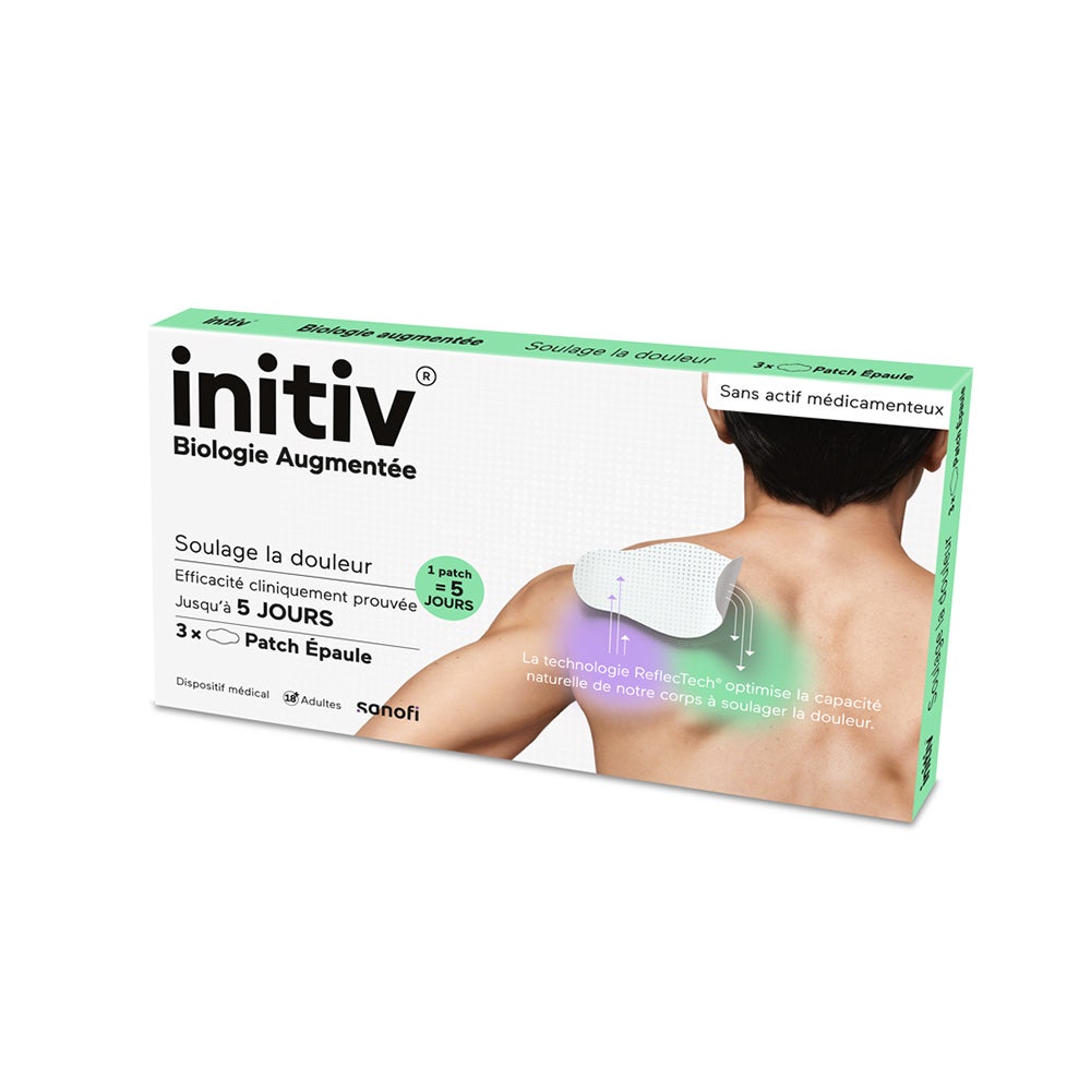 Initiv Patch épaule Adultes 1 boîte de 3 patchs - Easypara