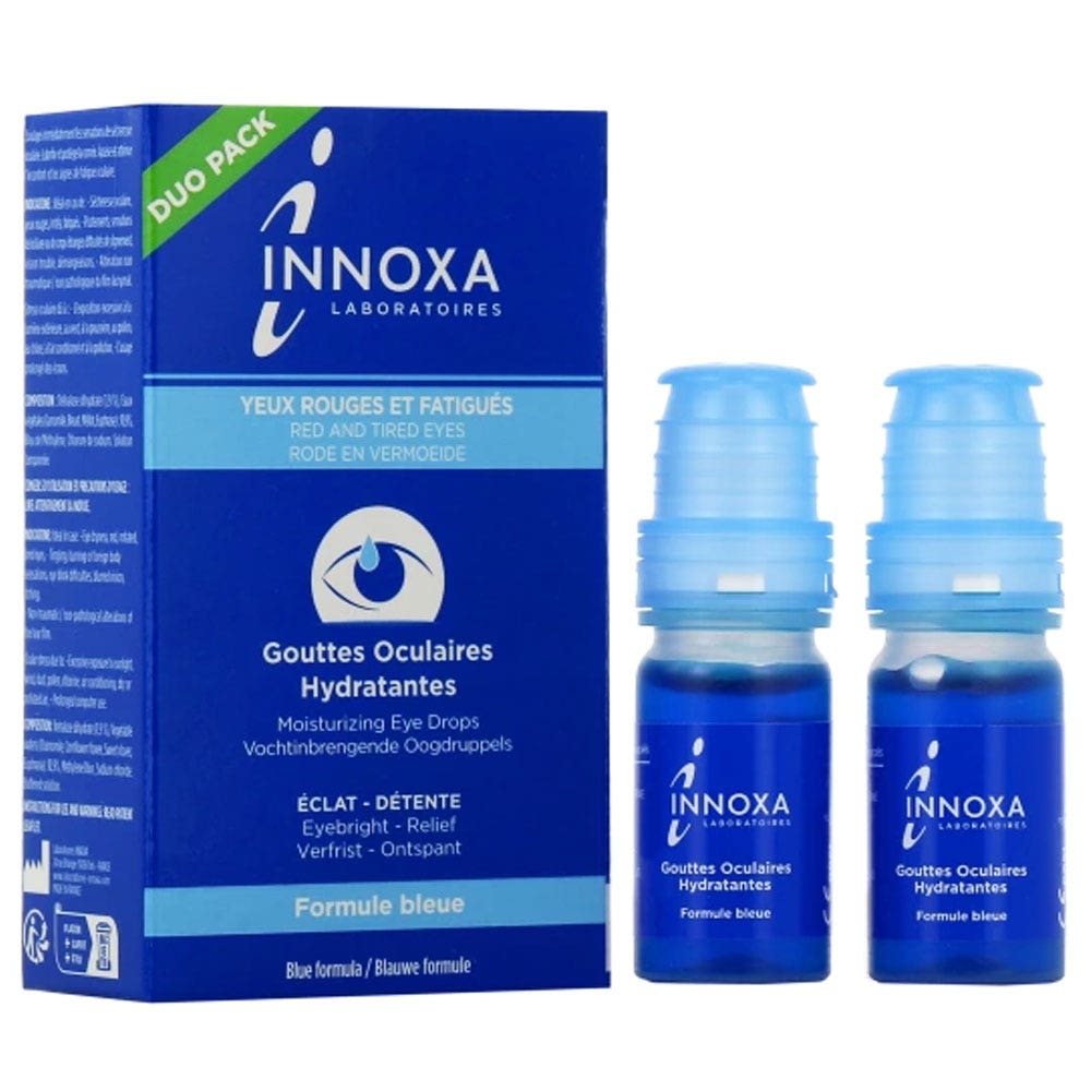 Innoxa Gouttes oculaires hydratantes yeux rouges et fatigués Formule ...