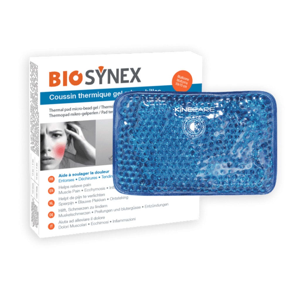 Biosynex Thermothérapie Coussin Multi-Zones Avec Gel Micro-Billes ...