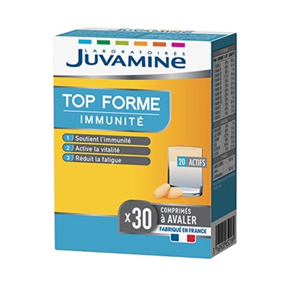Juvamine Top Forme Immunité 30 Comprimés à Avaler - Easypara
