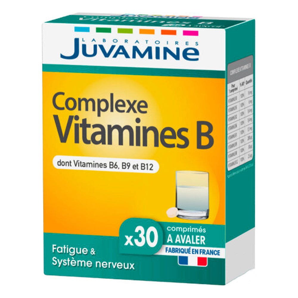 Juvamine Complexes Vitamines B Fatigue et Système Nerveux 30 Gélules ...