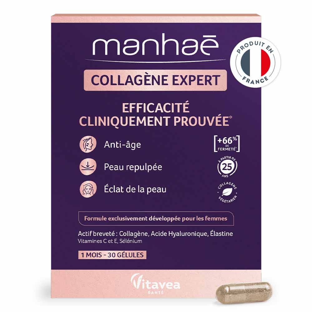 Manhaé Collagène Expert 30 gélules - Easypara