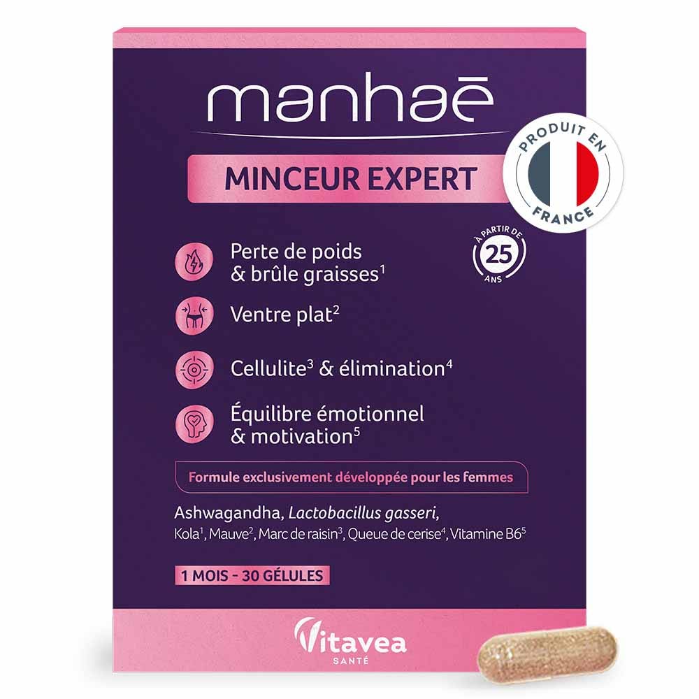 Manhaé Minceur Expert 30 Gélules - Easypara