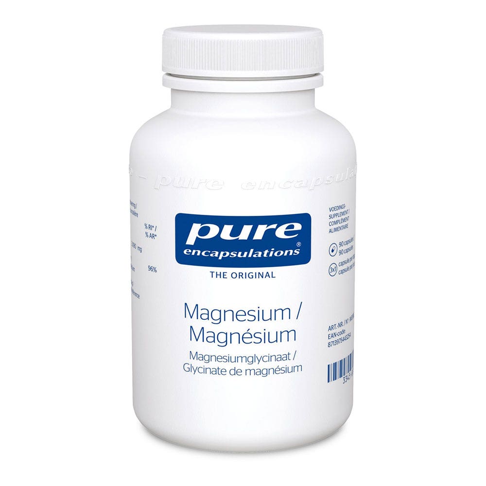 Pure Encapsulations Magnésium (Glycinate de magnésium) 90 gélules ...