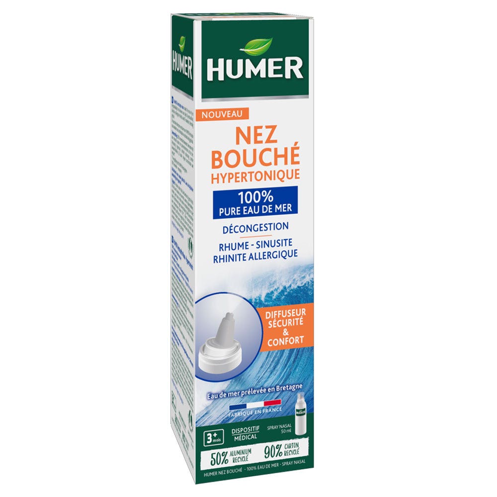 Humer Spray Nez Bouché Hypertonique 50 ml - Easypara
