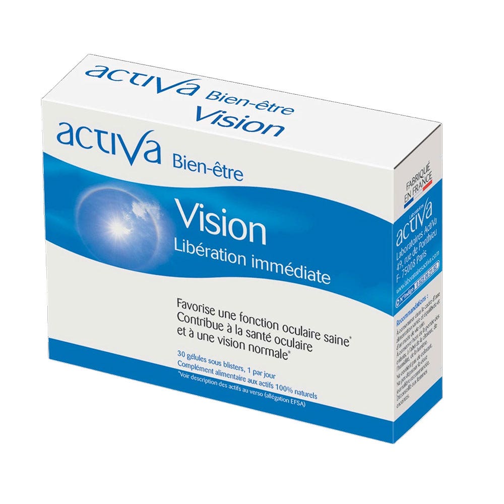Activa Vision Libération Immédiate 30 Gélules - Easypara