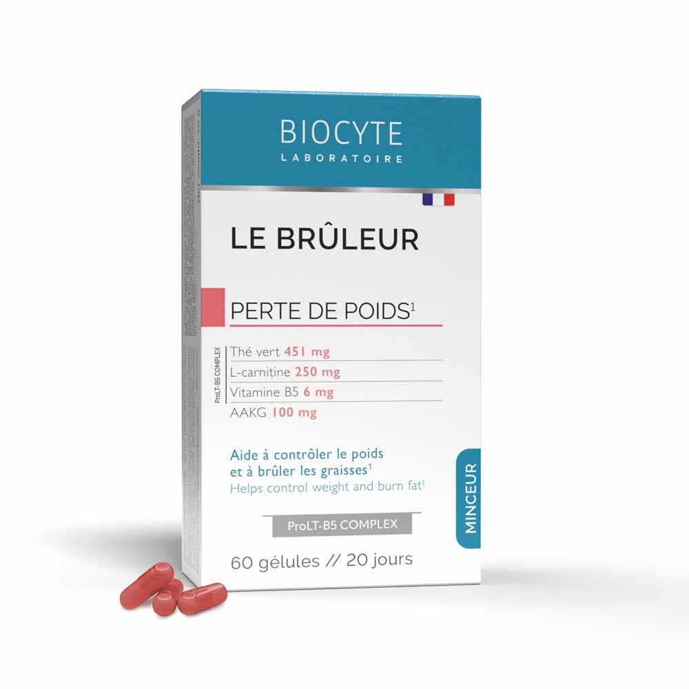 Biocyte Minceur Le Brûleur Perte de Poids 60 Gélules - Easypara