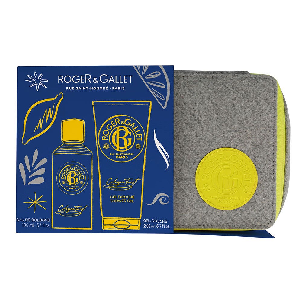 Roger & Gallet Cologne Twist Coffret Vanity Eau de Cologne 100ml + Gel ...