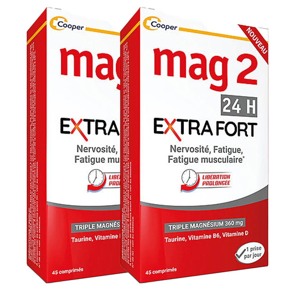 Mag 2 Extra Fort 2 x 45 comprimés - Easypara