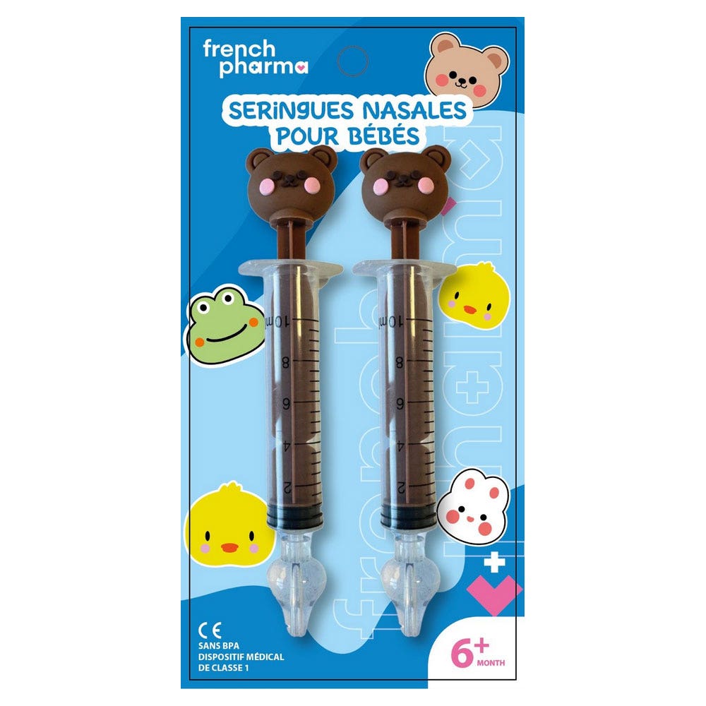 French Pharma Seringues pour lavage nasal par irrigation Animaux x2 ...