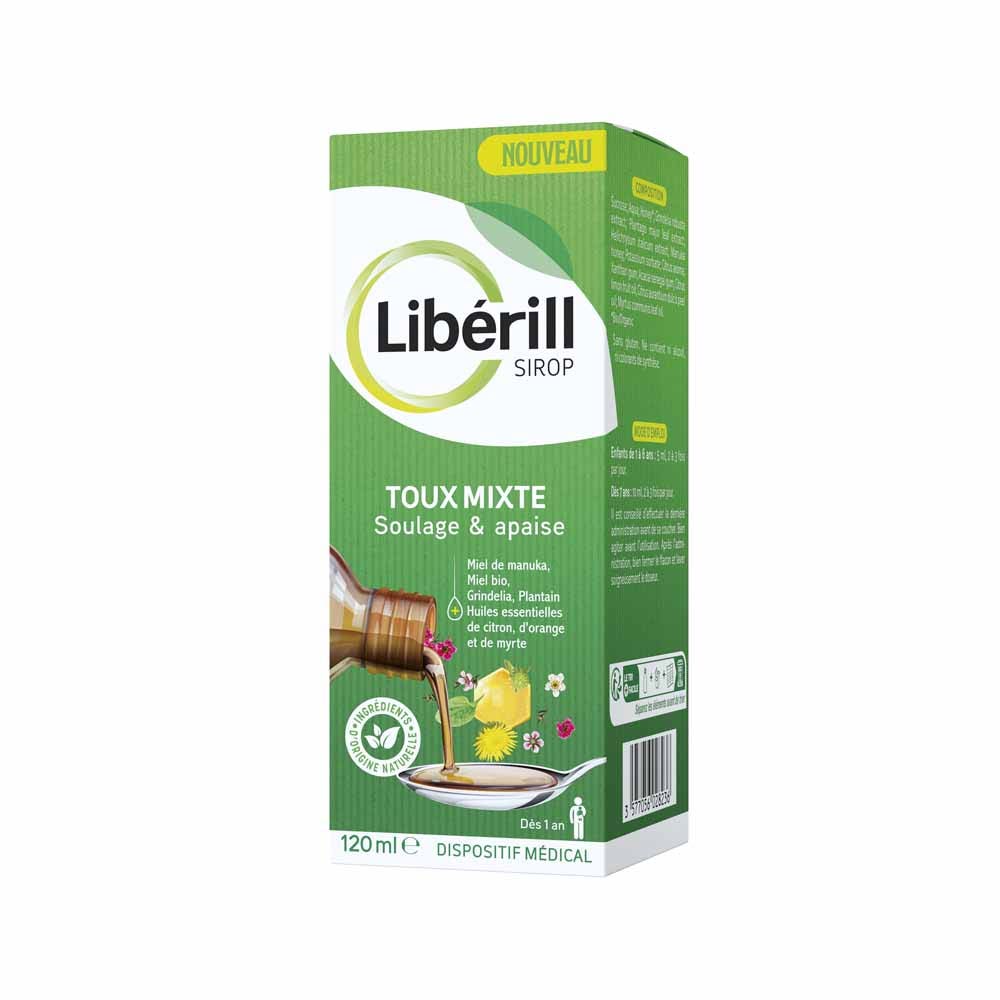 Libérill Sirop Toux Mixte 120ml - Easypara