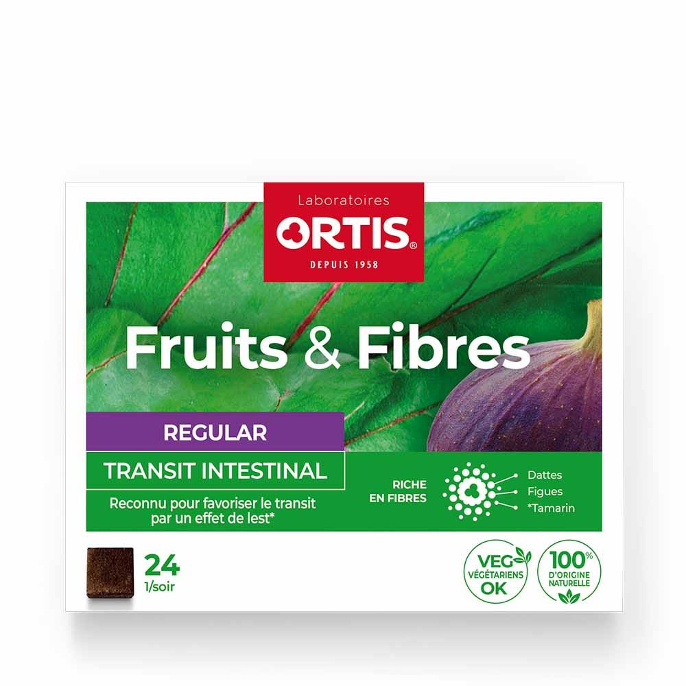 Ortis Fruits & Fibres Forte 24 cubes - Easypara