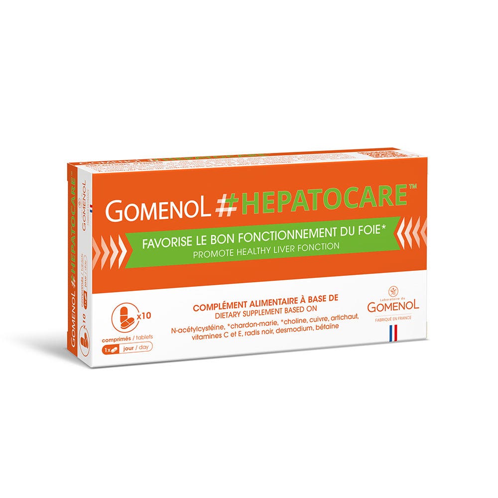 Gomenol Hepatocare 10 comprimés - Easypara