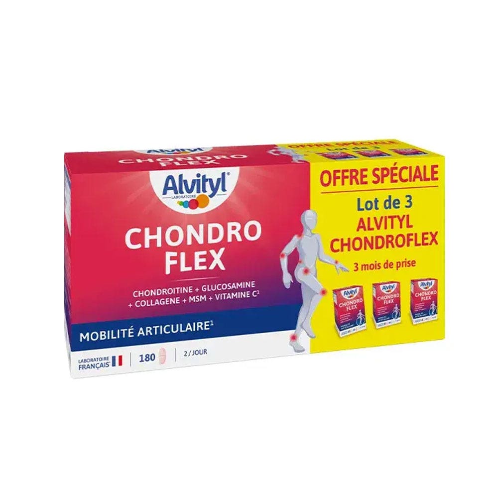 Alvityl Chondroflex 3 mois 180 comprimés - Easypara