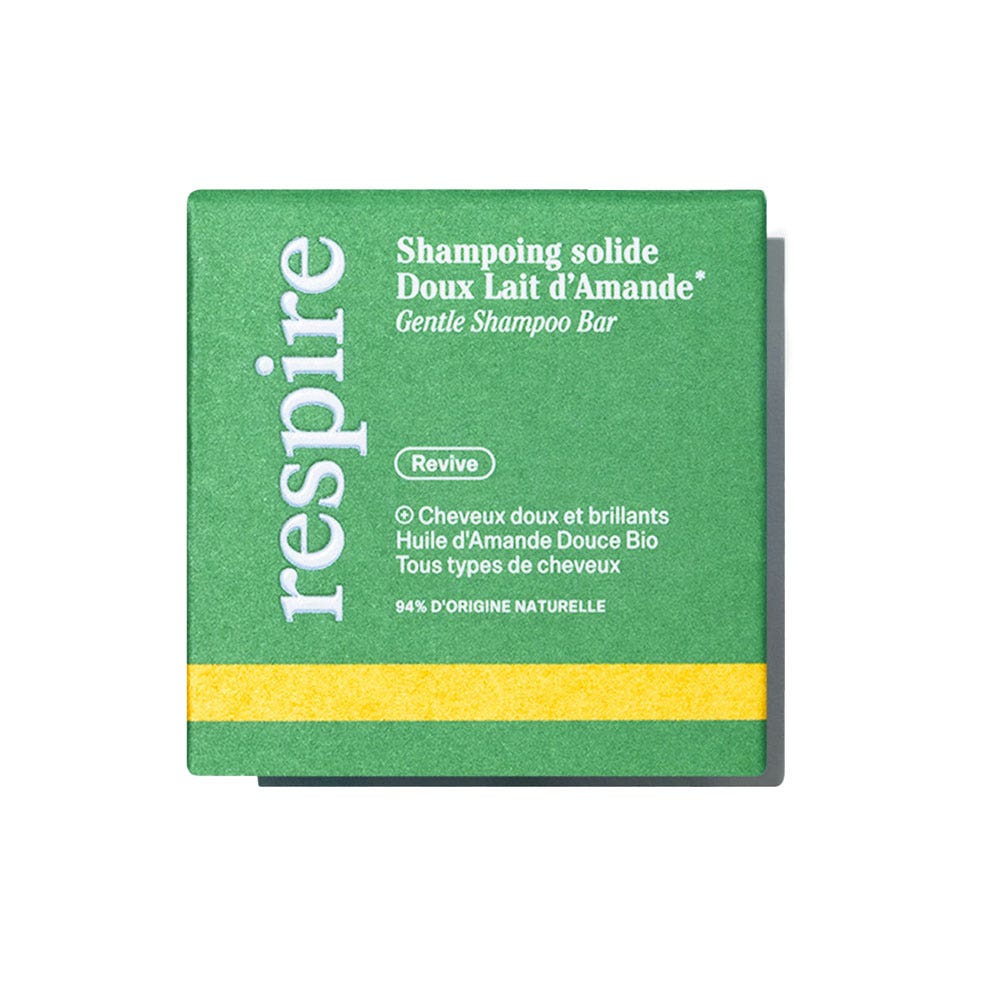 Respire Shampooing solide au lait d'amandes 75g - Easypara