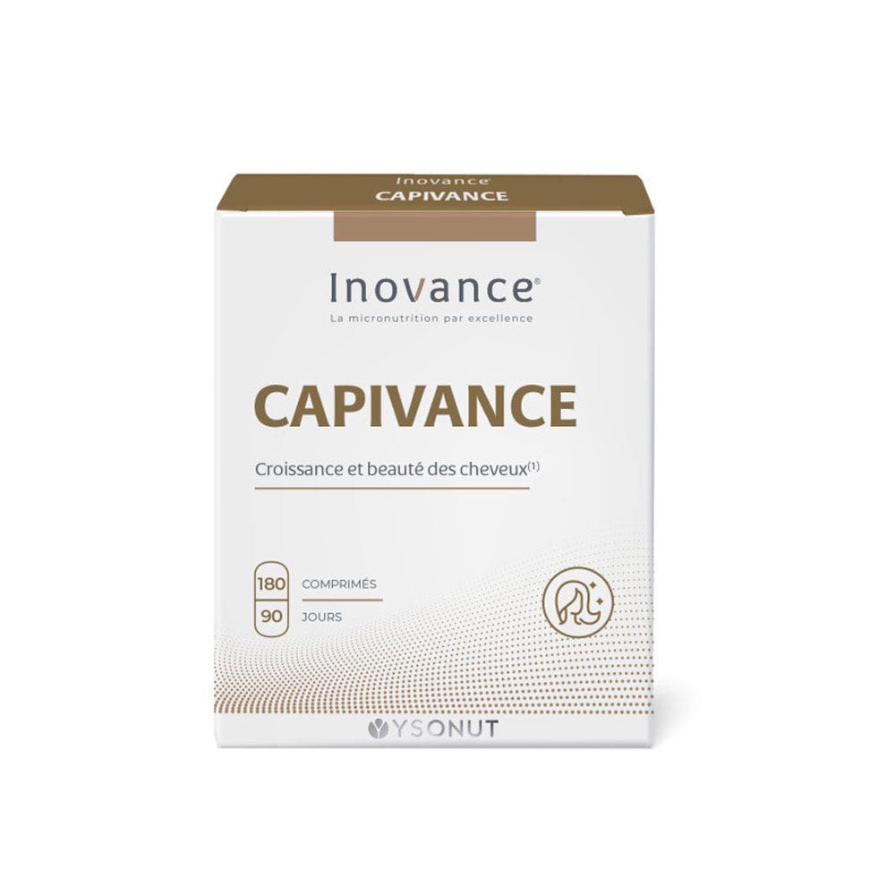 Inovance Capivance Nutrition Cheveux et Ongles 180 comprimés - Easypara
