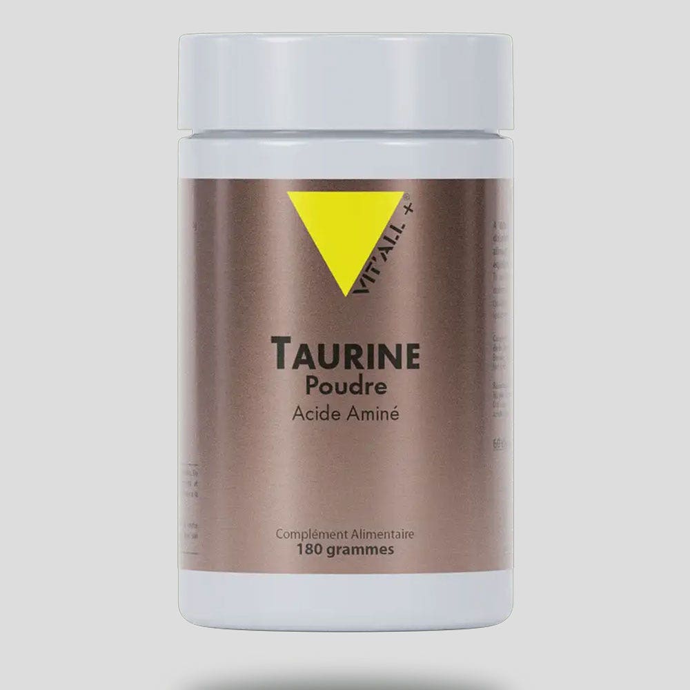 Vit'All+ Taurine Poudre Acide Aminé 180g - Easypara