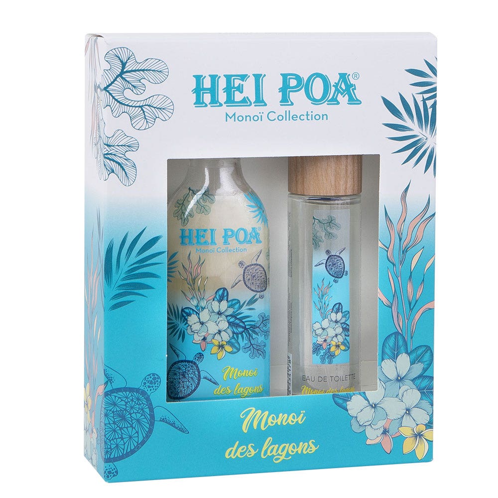 Hei Poa Monoï Collection Coffret Monoï des Lagons - Easypara