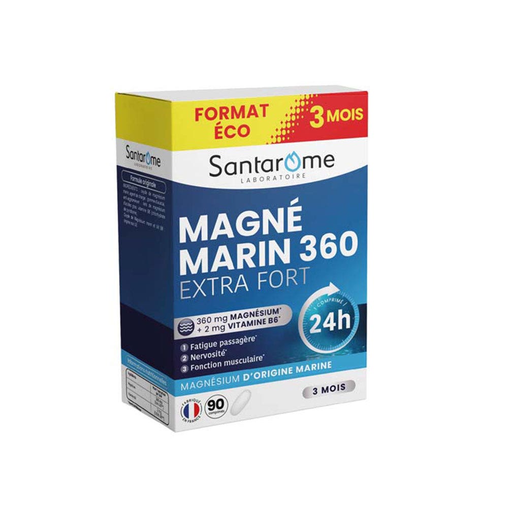 Santarome Magné Marin 360 Extra Fort 90 Comprimés - Easypara